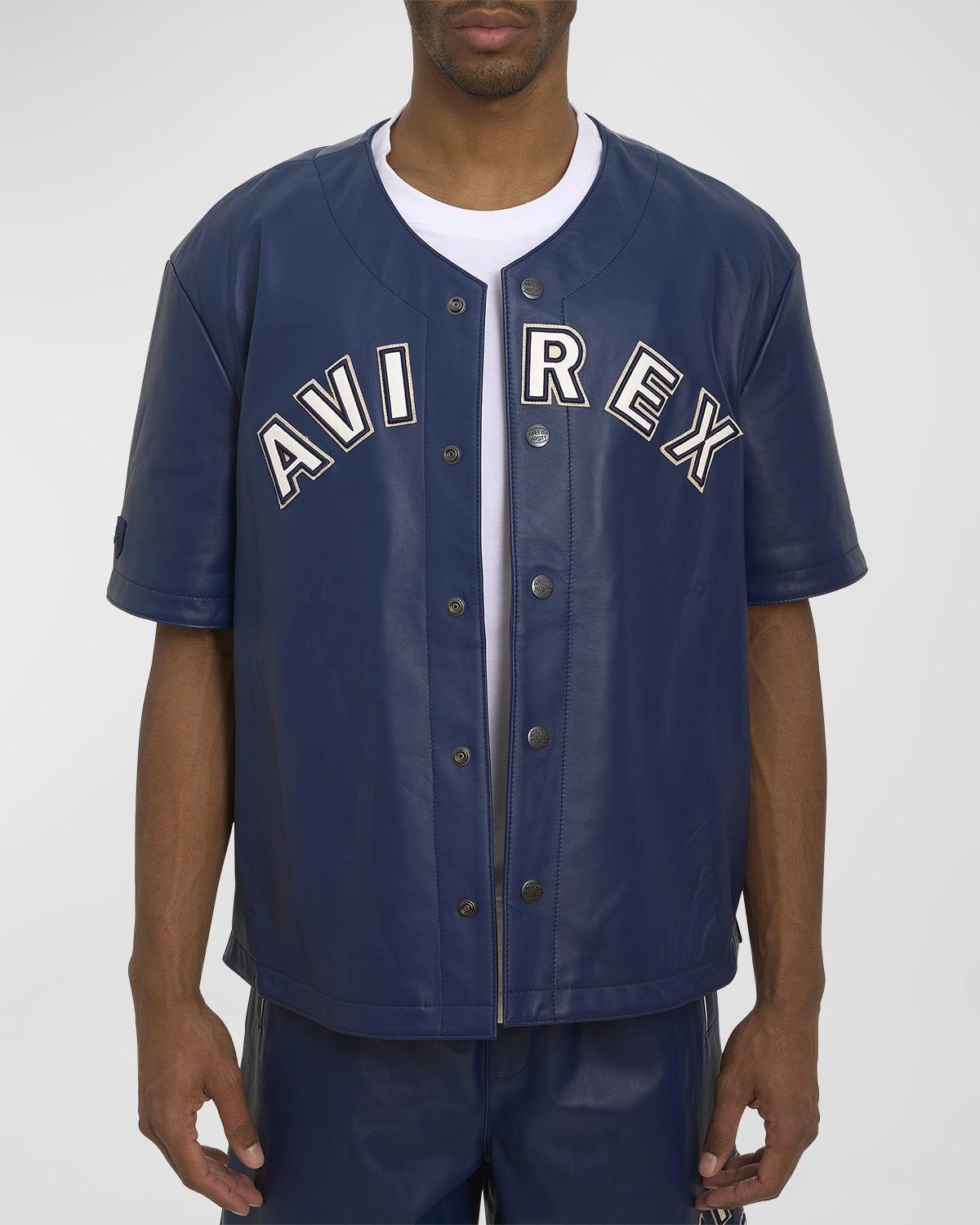Men's Game Day Napa Leather Jersey by AVIREX | jellibeans