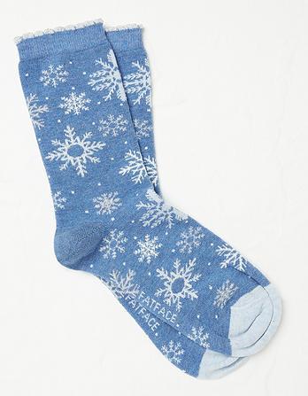 One Pack Snowflake Socks by FATFACE | jellibeans