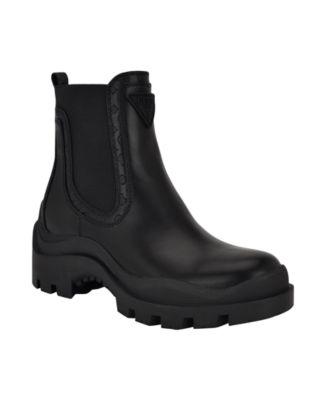 Women's Yesses Triple Triangle Lug Sole Gore Chelsea Boots by GUESS ...