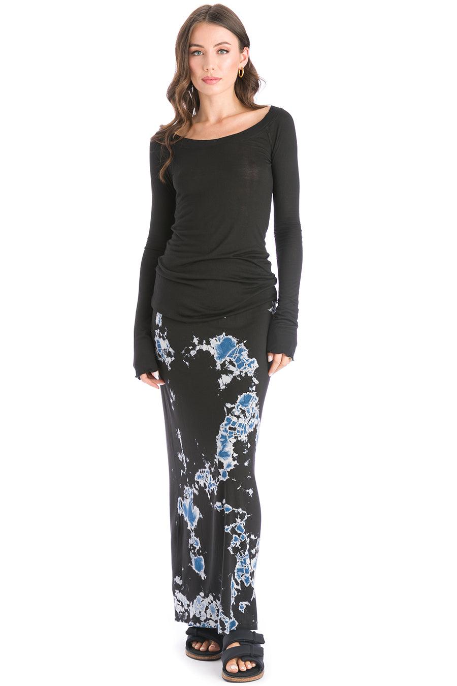 Hard Tail Forever Straight Maxi Skirt by HARD TAIL FOREVER | jellibeans