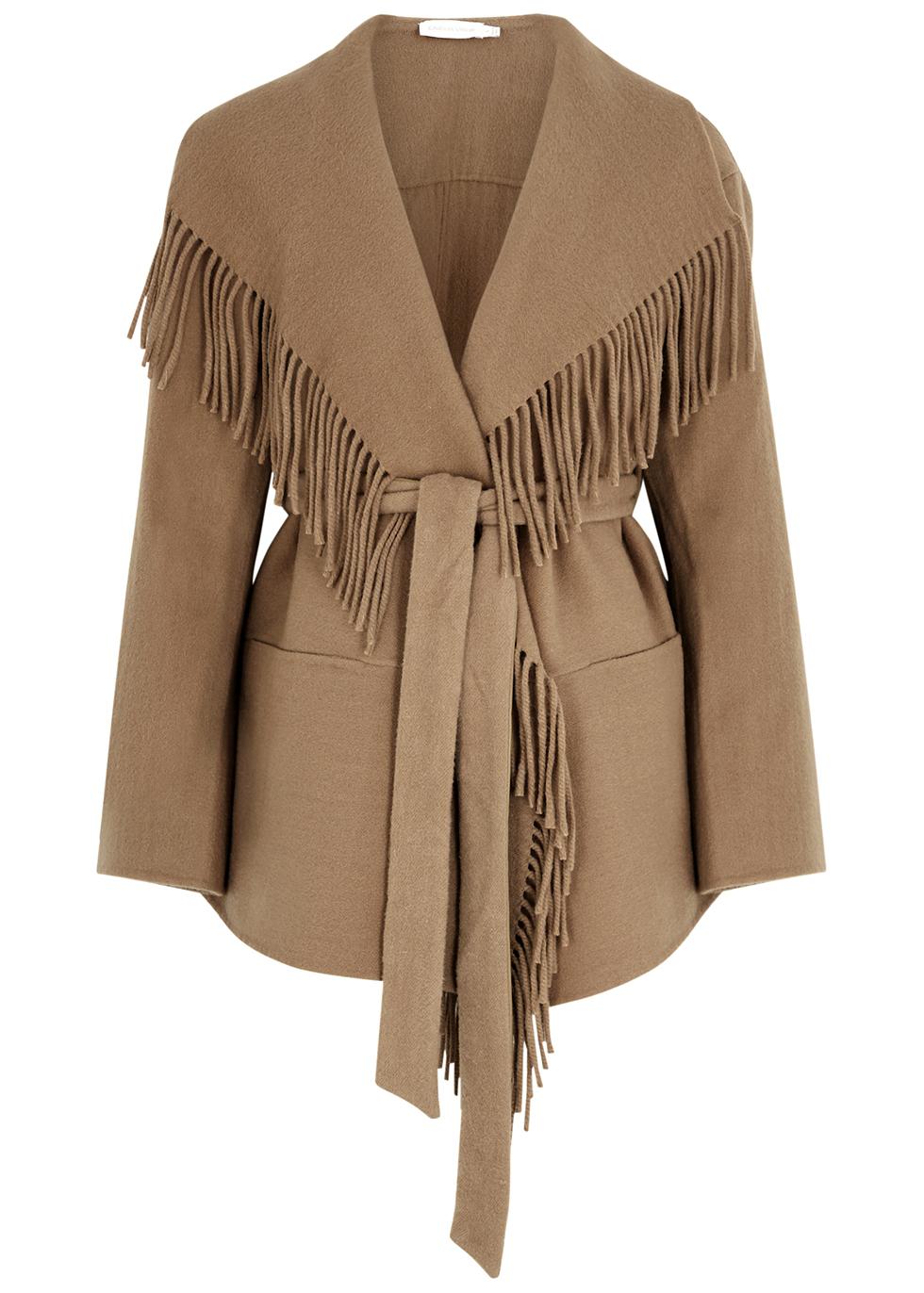 Rowen fringed wool-blend jacket by JONATHAN SIMKHAI | jellibeans