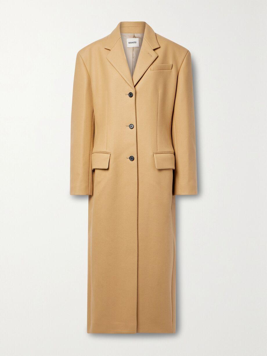 Bontin wool-blend felt coat by KHAITE | jellibeans