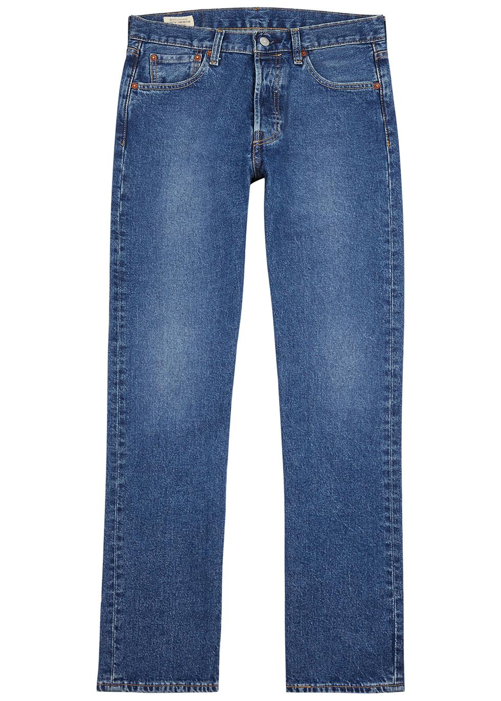 501 blue straight-leg jeans by LEVIS | jellibeans
