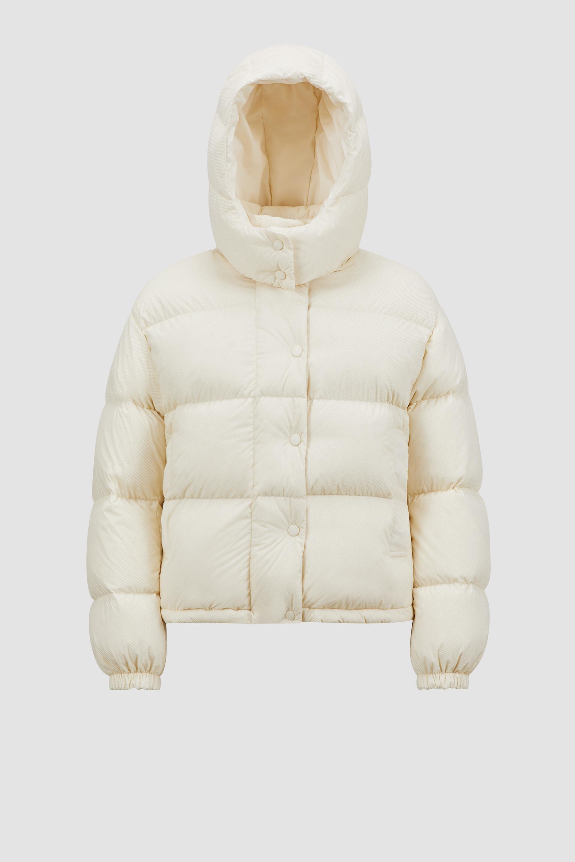 Ettore Hooded Textured Short Down Jacket by MONCLER | jellibeans
