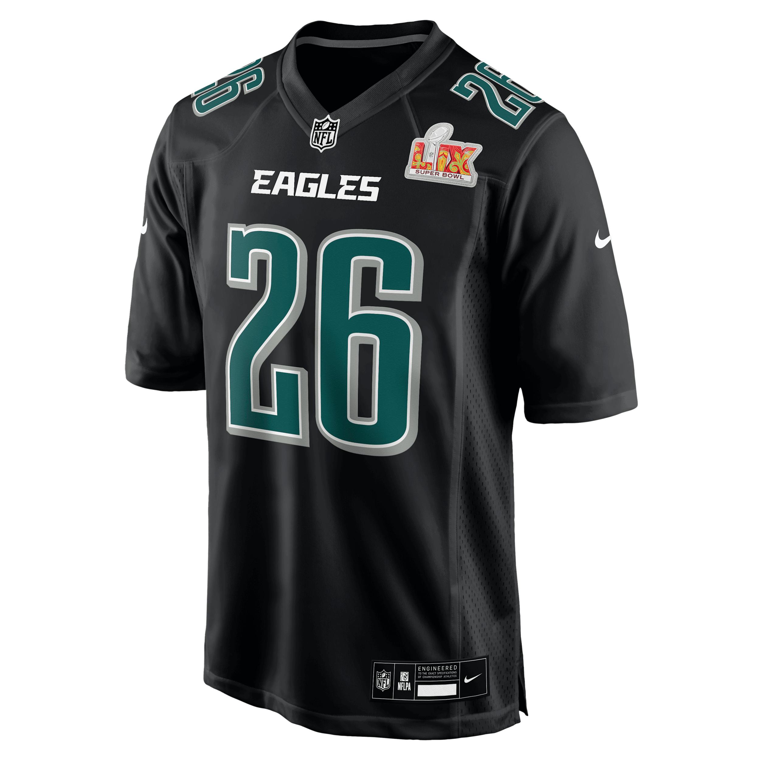 Saquon Barkley Philadelphia Eagles Super Bowl LIX Nike Men's NFL Game ...