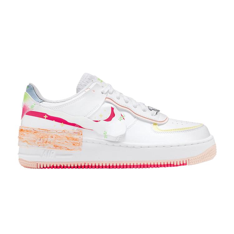 Womens Air Force 1 Shadow 'Ghost Swoosh' by NIKE | jellibeans