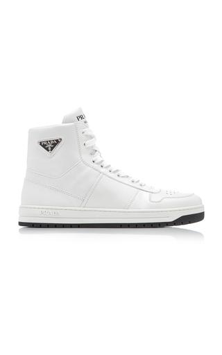 Prada - High Top Sneakers - Black/white - - Moda Operandi by PRADA ...