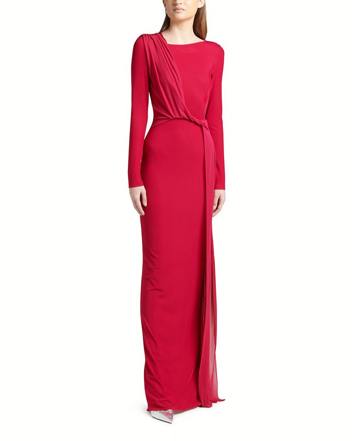 Twisted Drape Column Gown by TOM FORD | jellibeans