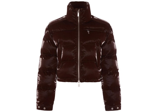 Trapstar Women's Irongate T Puffer Jacket Shiny Brown by TRAPSTAR ...