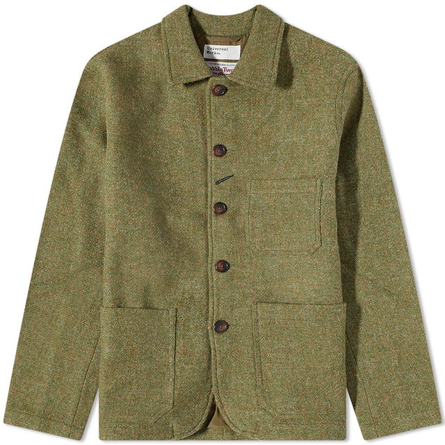 Universal Works Harris Tweed Bakers Chore Jacket by UNIVERSAL WORKS ...
