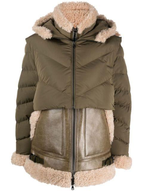 layered-design puffer jacket by URBANCODE | jellibeans