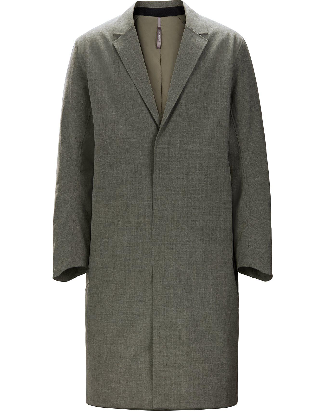 Lenan Insulated Tech Wool Topcoat Men's by VEILANCE | jellibeans