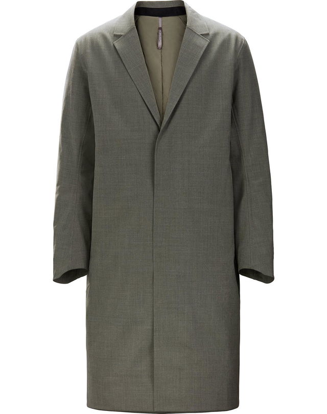 Lenan Insulated Tech Wool Topcoat Men's by VEILANCE | jellibeans
