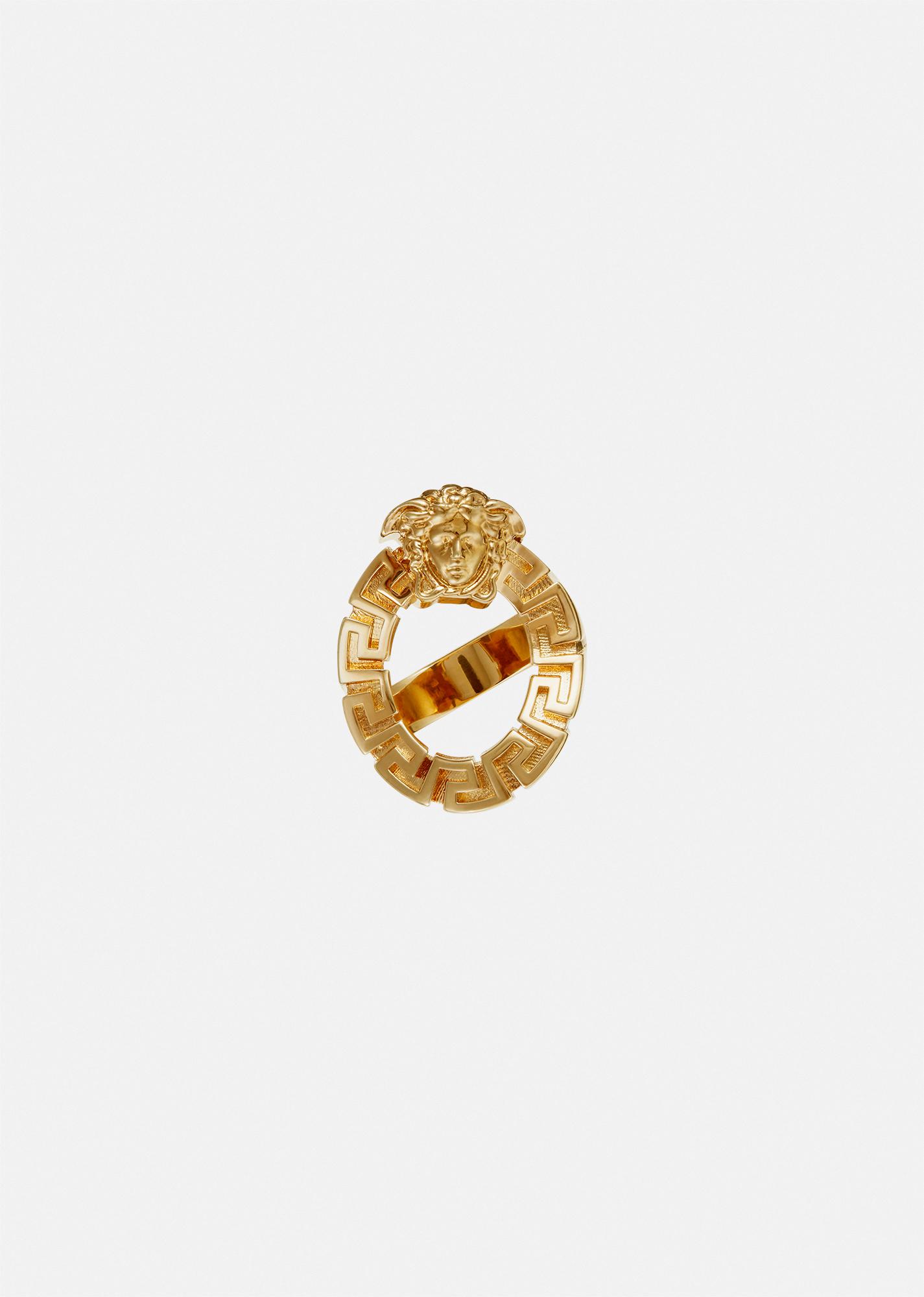 La Medusa Greca Ring by VERSACE | jellibeans