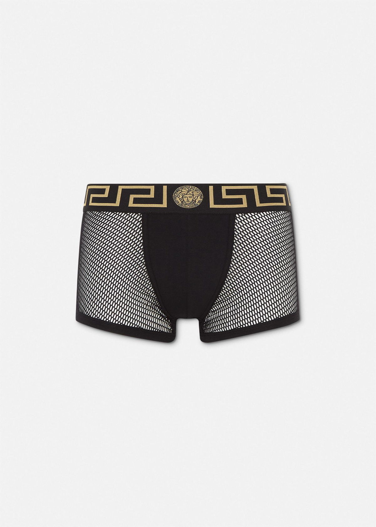 Mesh Greca Border Trunks by VERSACE | jellibeans