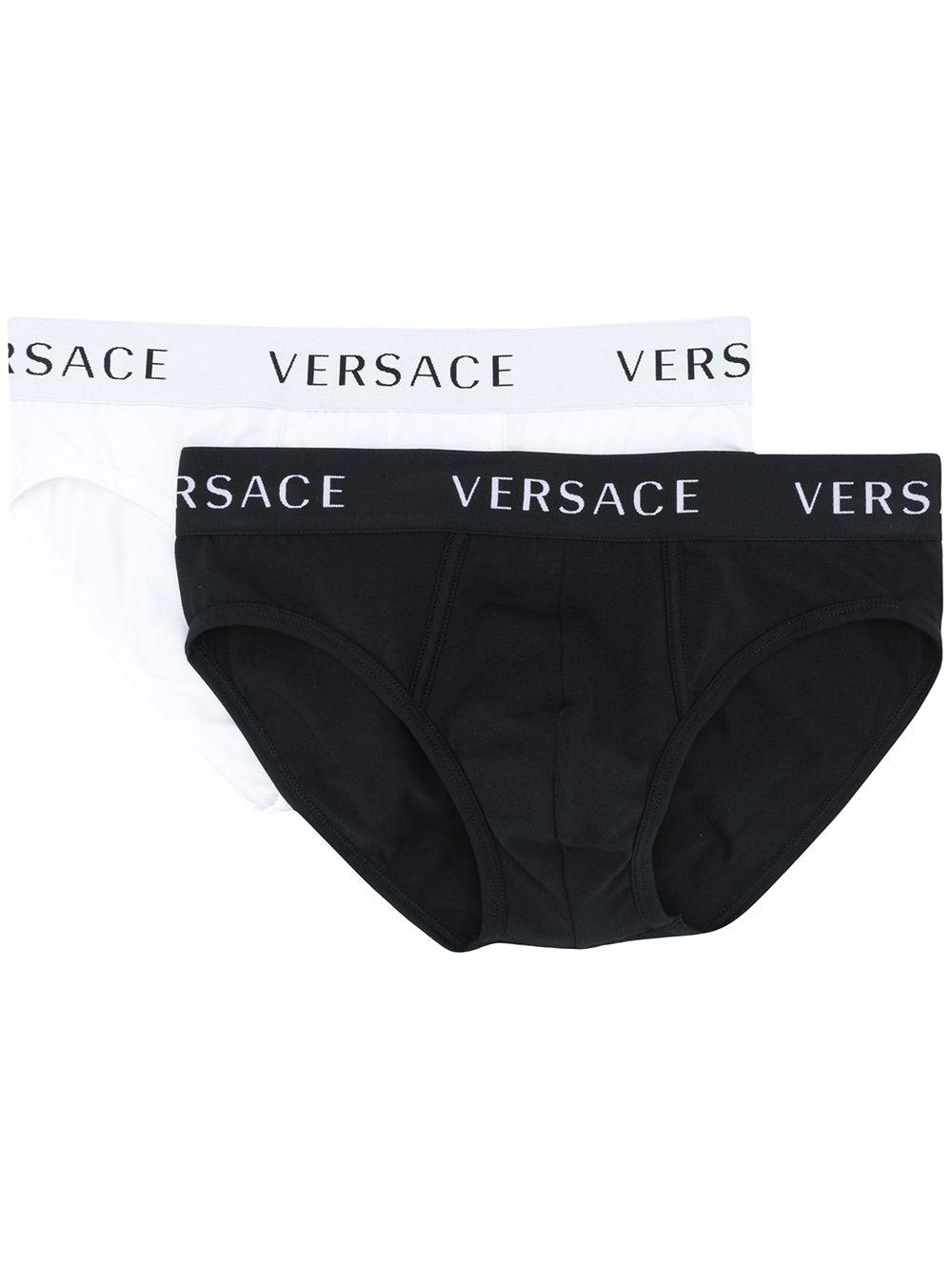 two-piece logo brief set by VERSACE | jellibeans